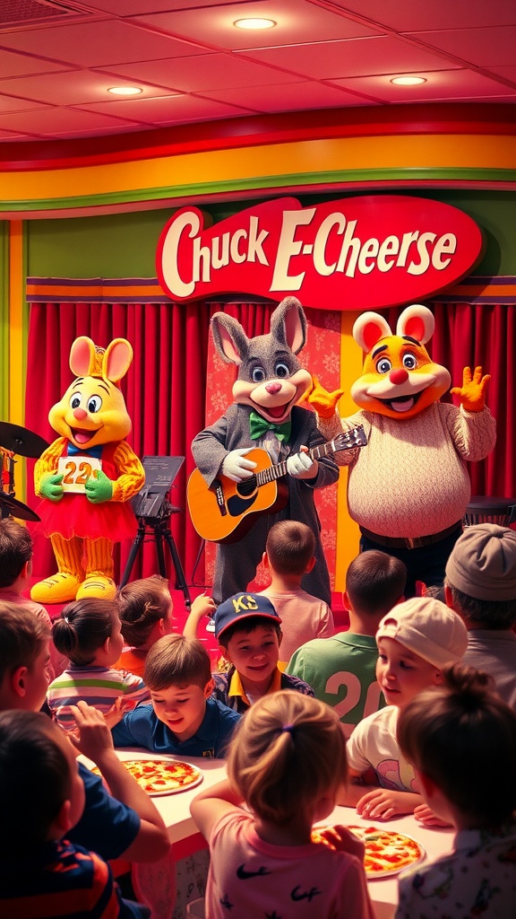Nostalgic 80s Chuck E. Cheese Animatronic Experience