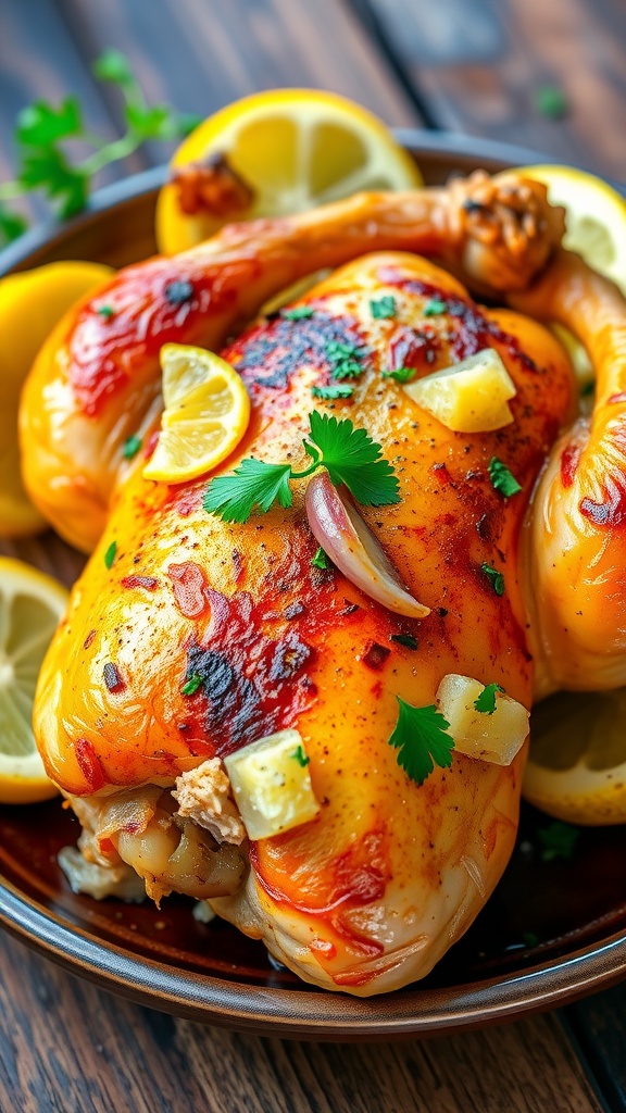 Edgy Lemon Garlic Chicken Recipe