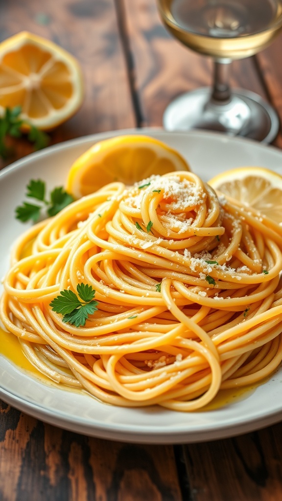 Zesty Garlic Lemon Pasta Recipe