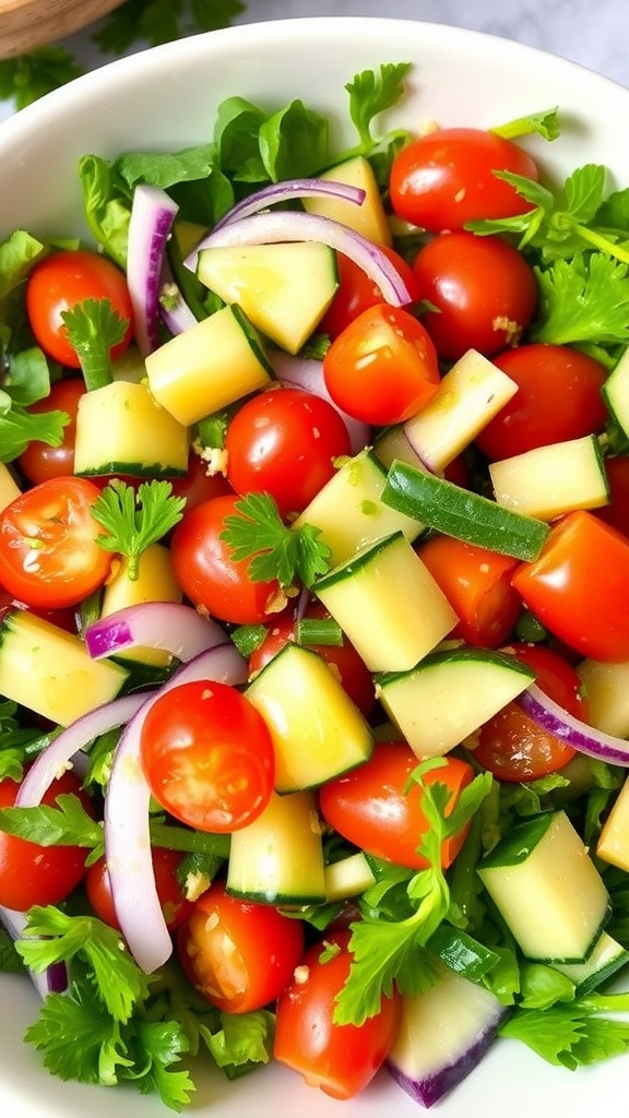 Zesty Lemon Herb Salad Recipe