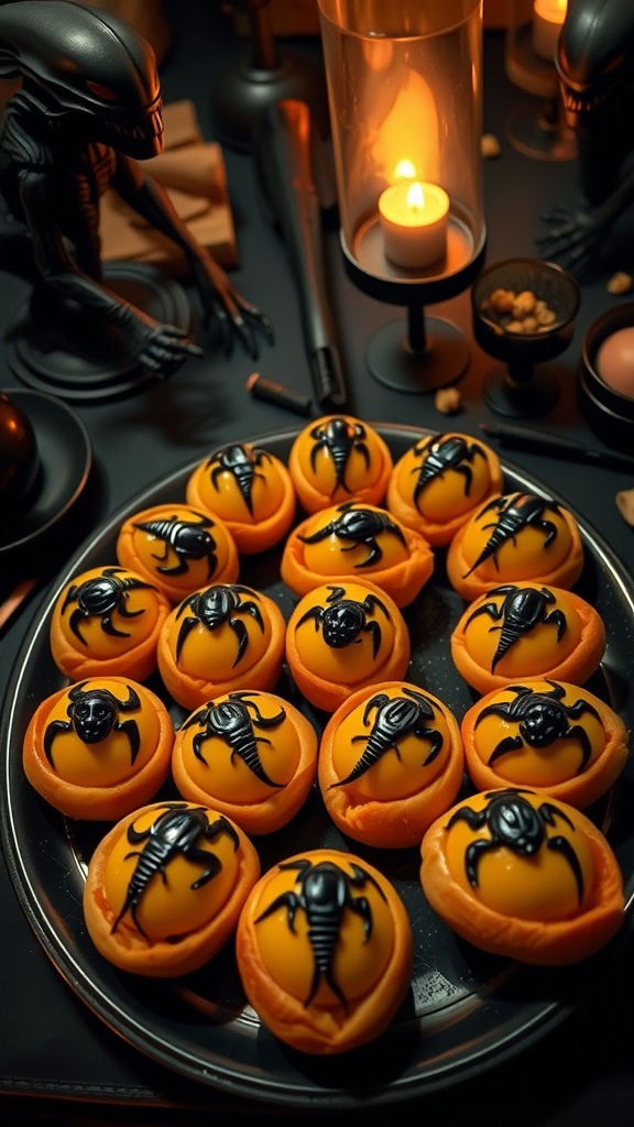 Alien-Inspired Egg Xenomorph Recipe