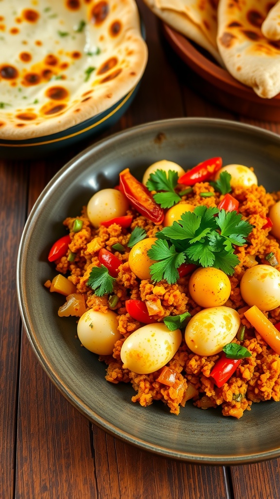 Spicy Egg Ghotala Recipe