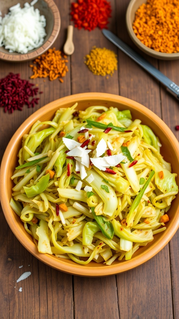 Spicy Cabbage Upperi Recipe