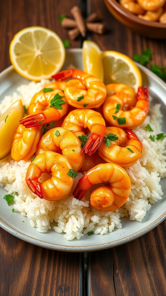 Delicious Garlic Butter Shrimp Rice Recipe