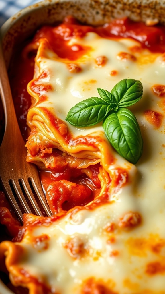 Delicious No-Meat Cheese Lasagna Recipe