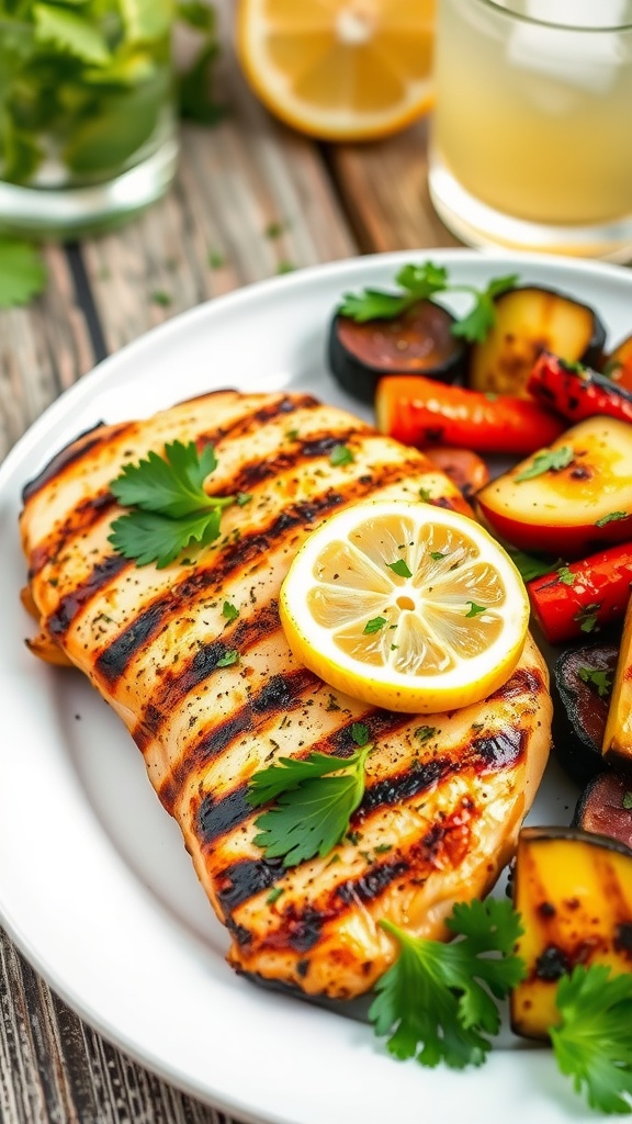 Grilled Lemon Herb Chicken Recipe