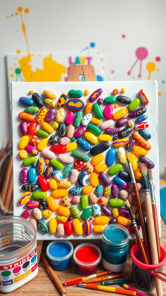 Artistic Bean Painting: A Creative DIY Project
