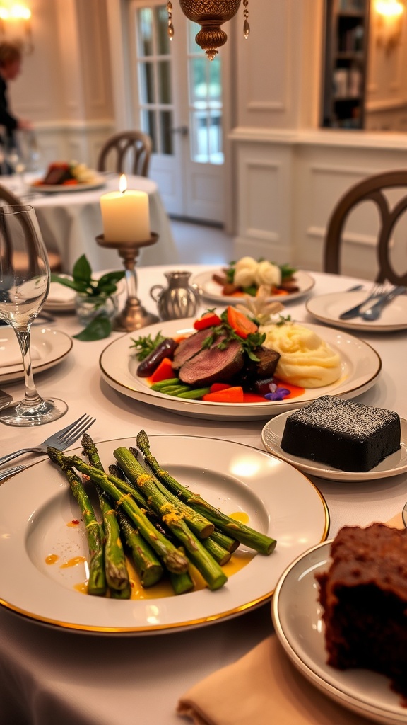 Elegant Three-Course Dinner Experience at a Fine Restaurant