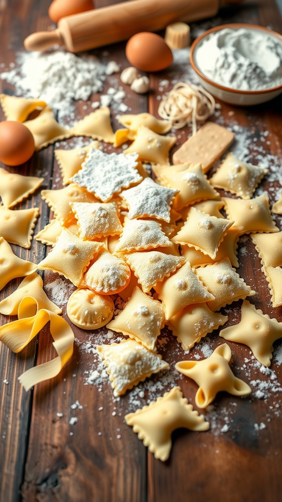 Homemade Pasta Models: Classic Italian Pasta Shapes