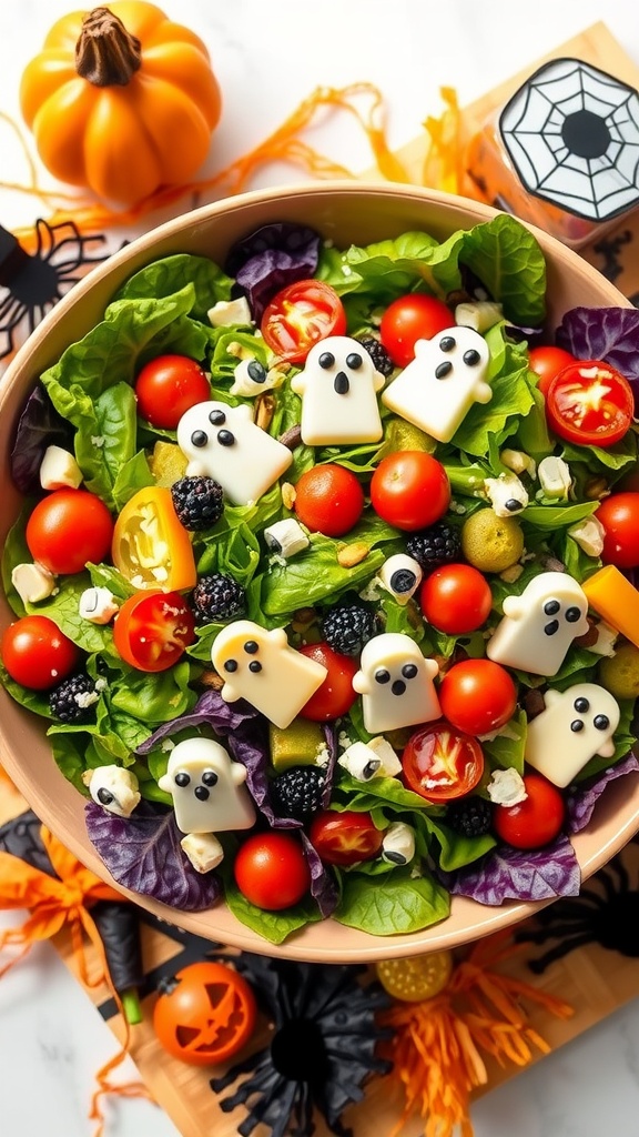 Spooky Halloween Salad Recipe