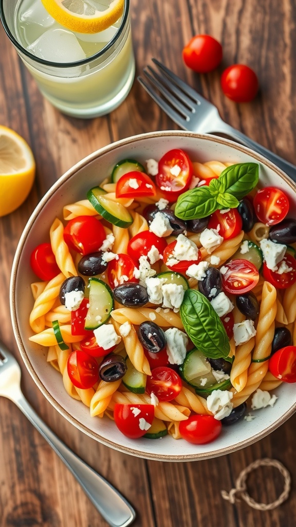 Romantic Pasta Salad for Lunch with Your Boyfriend
