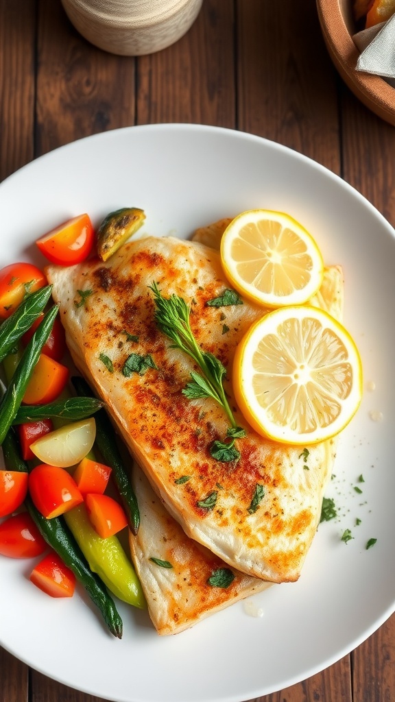 Oven-Baked Lemon Herb Fish Recipe