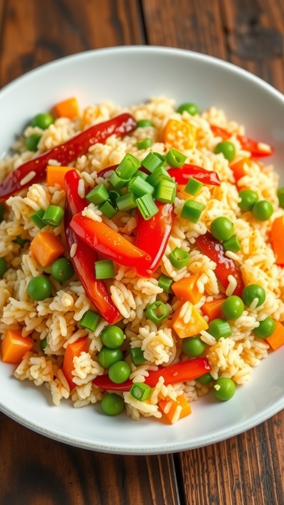 Colorful Vegetable Fried Rice Recipe