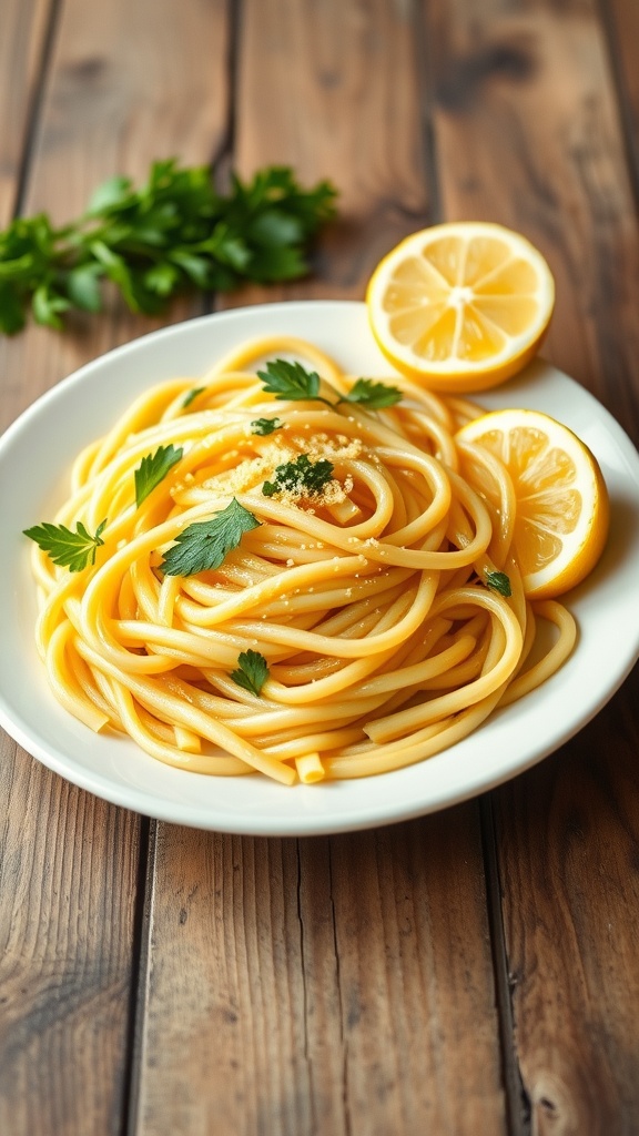 Zesty Garlic Lemon Pasta Recipe
