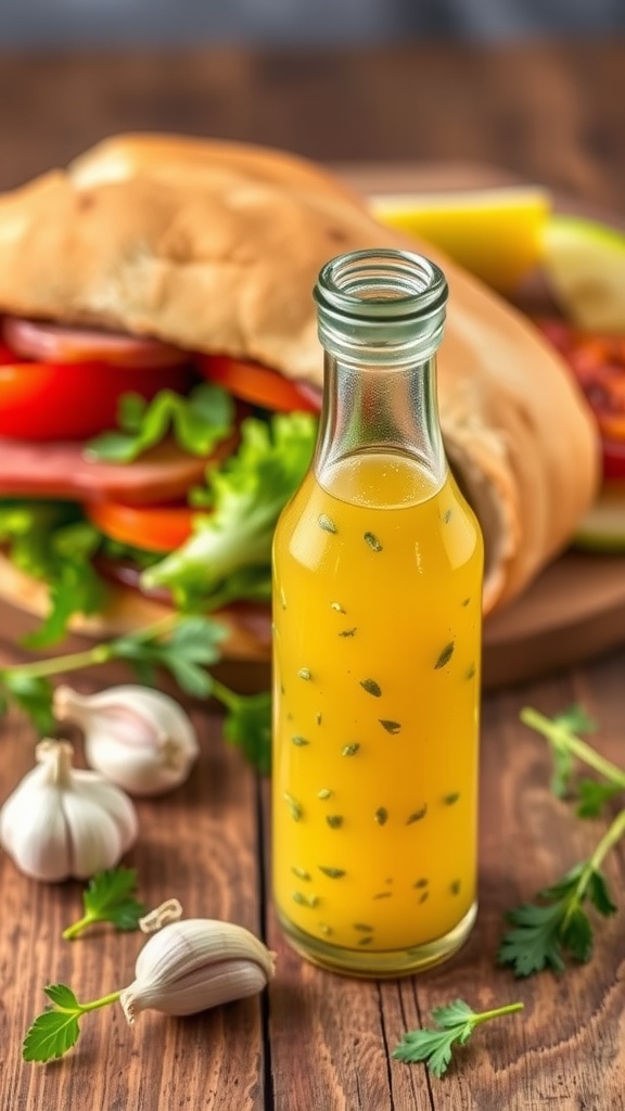 Zesty Oil and Vinegar Dressing for Sandwiches