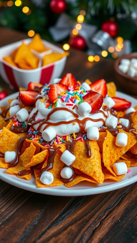 Decadent Dessert Nachos Recipe