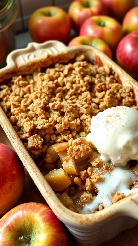 Classic Cinnamon Apple Crisp