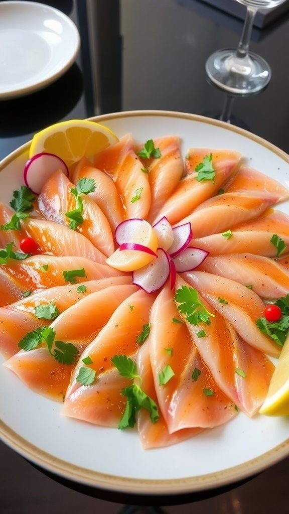 Delicate Salmon Usuzukuri Recipe