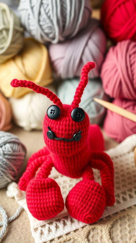 Delightful Lobster Knitting Pattern