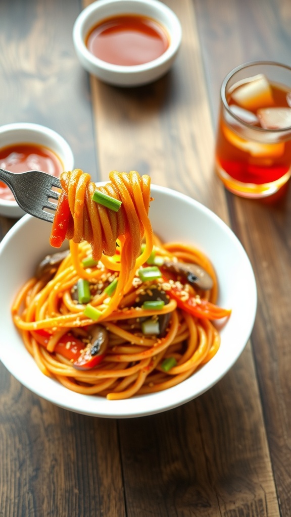 Spicy Korean Gochujang Pasta