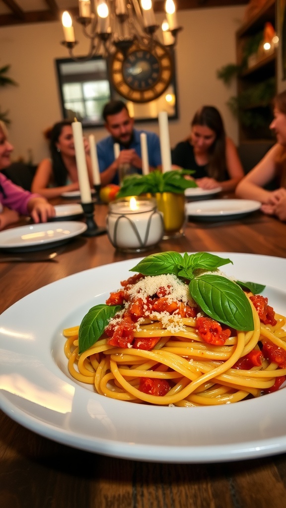 Delicious Italian Pasta Dinner for Friends
