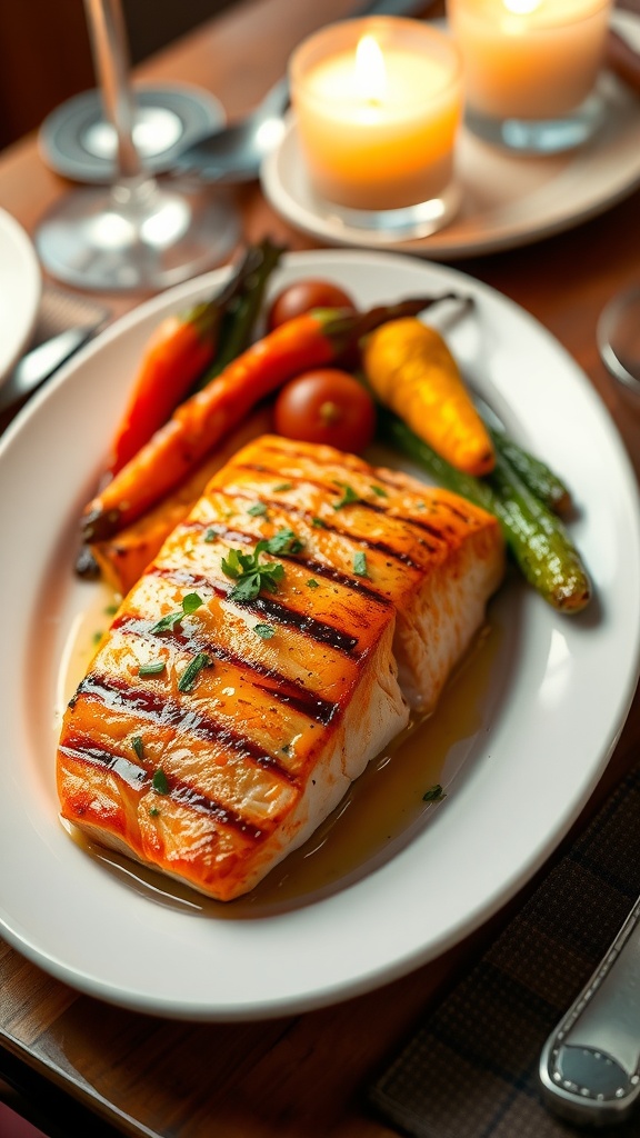 Perfectly Grilled Salmon Dinner for Two