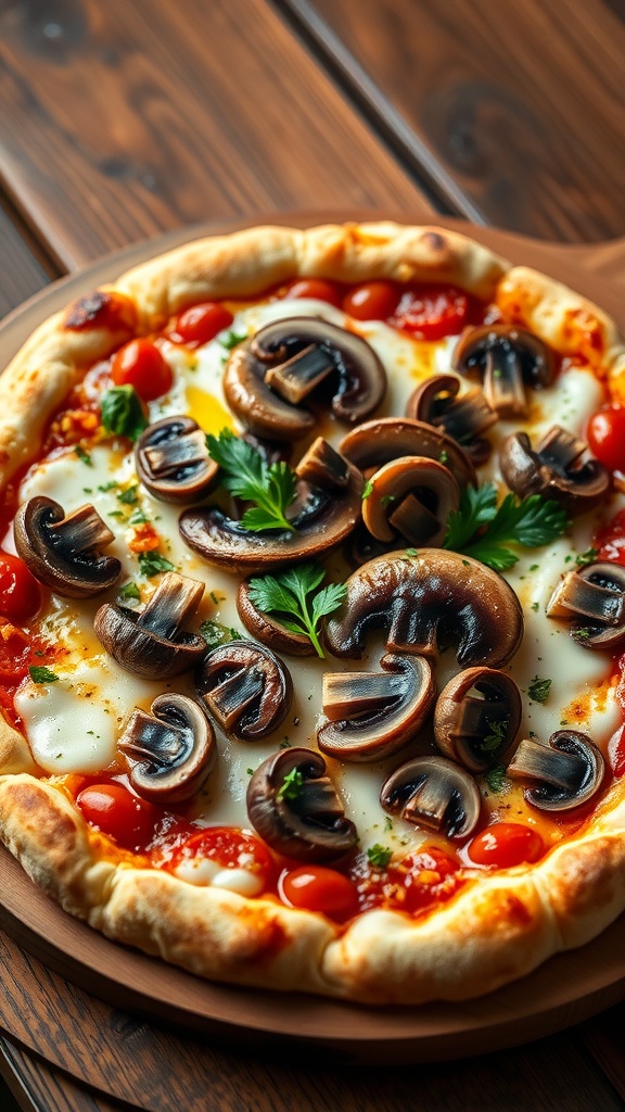 Gourmet Truffle Mushroom Pizza Recipe