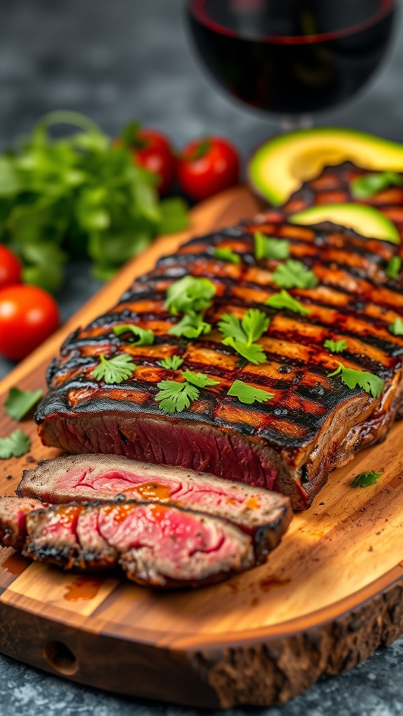 Grilled Marinated Beef Flank Steak Recipe