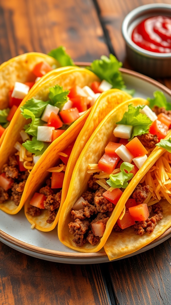 Classic 90's Taco Bell Style Tacos Recipe