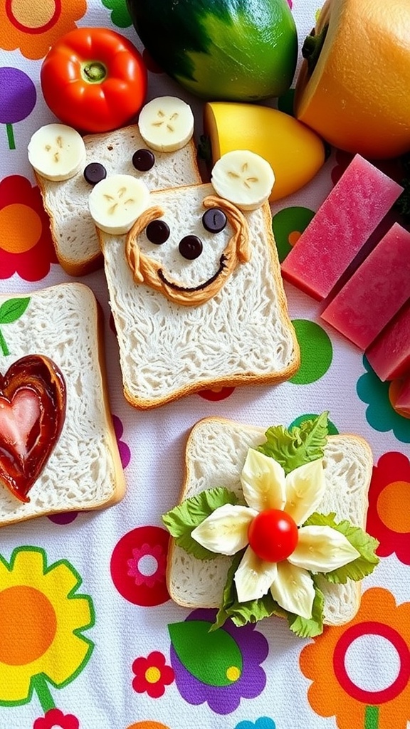 Creative and Fun Sandwich Art for Kids