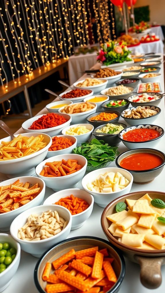 Creative Pasta Bar Ideas for a Fun Buffet
