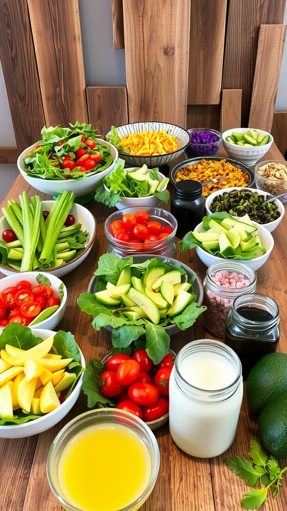 Ultimate Homemade Salad Bar