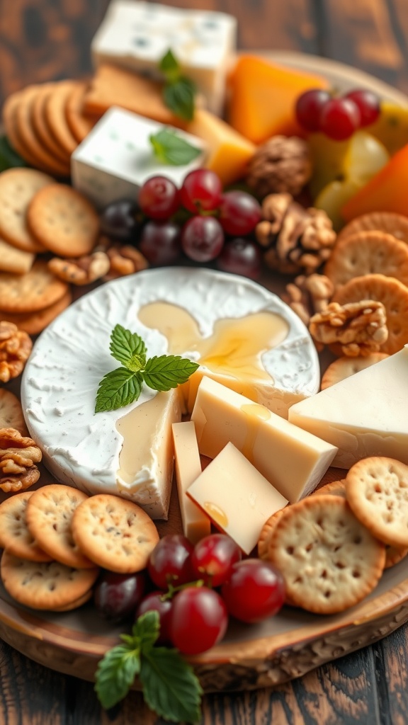 Elegant Cheese and Cracker Platter