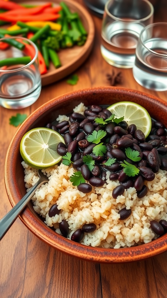 Savory Black Beans and Rice Recipe