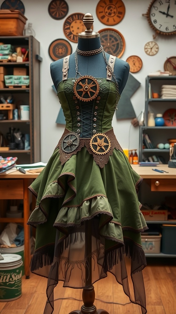 Elegant Steampunk Dress Recipe
