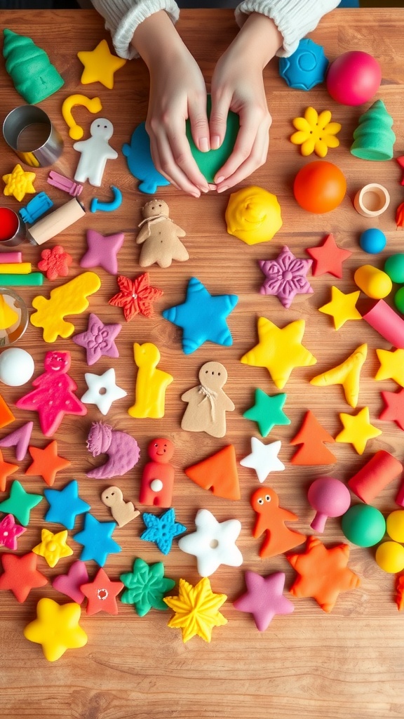 Artistic Dough Crafting: Creating Beautiful Shapes