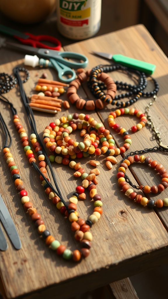 Charming DIY Beans Jewelry