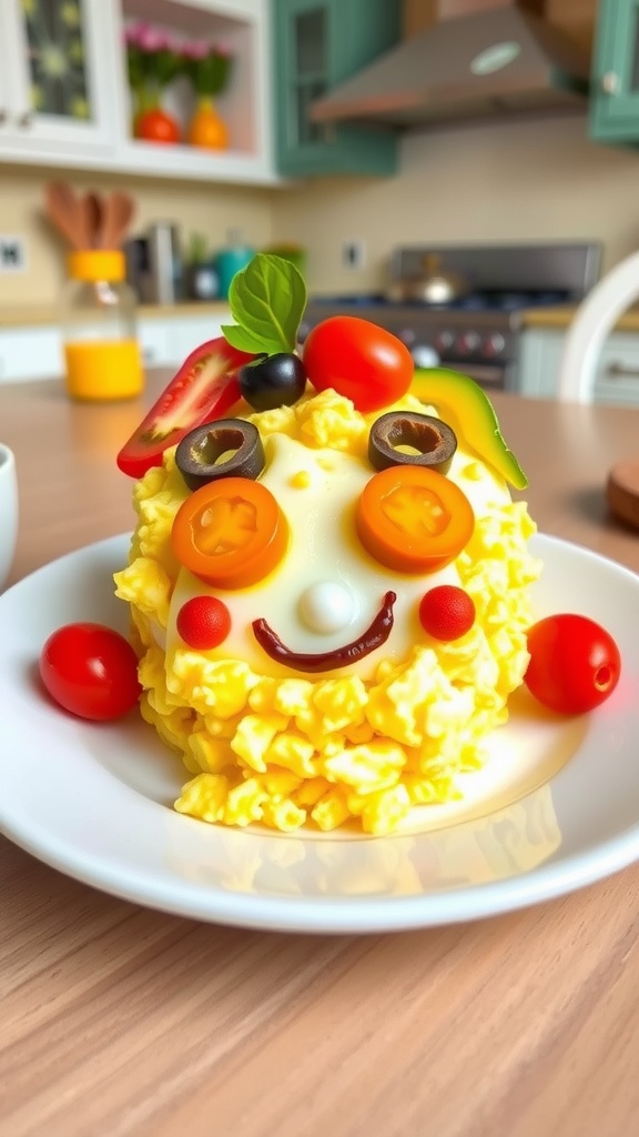 Whimsical 2D Cartoon Egg Character Recipe