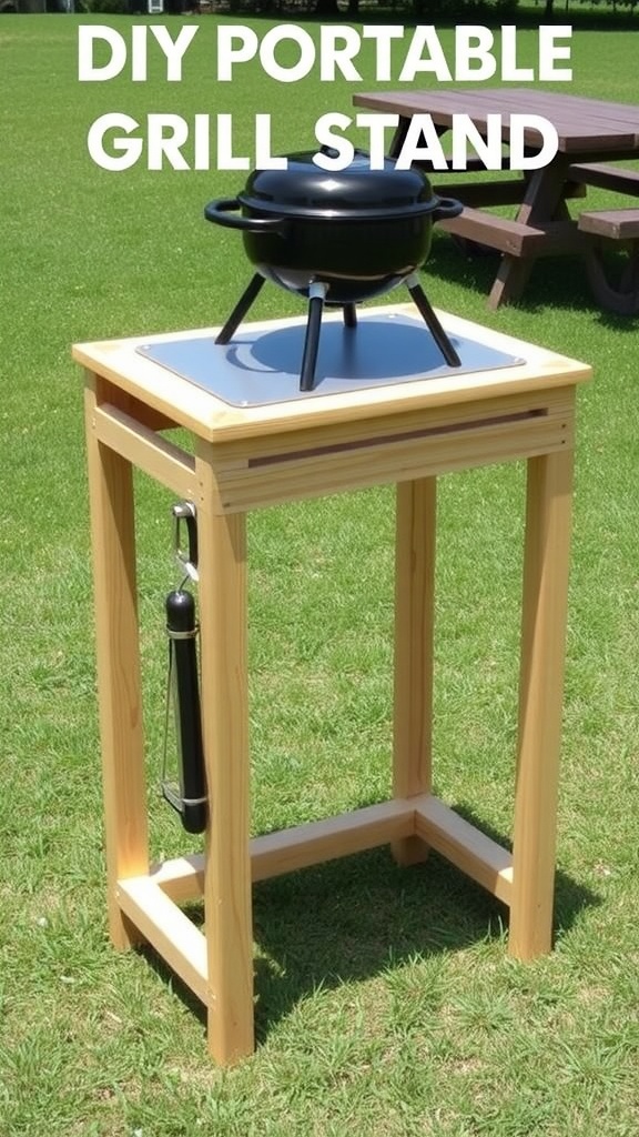 DIY Portable Grill Stand