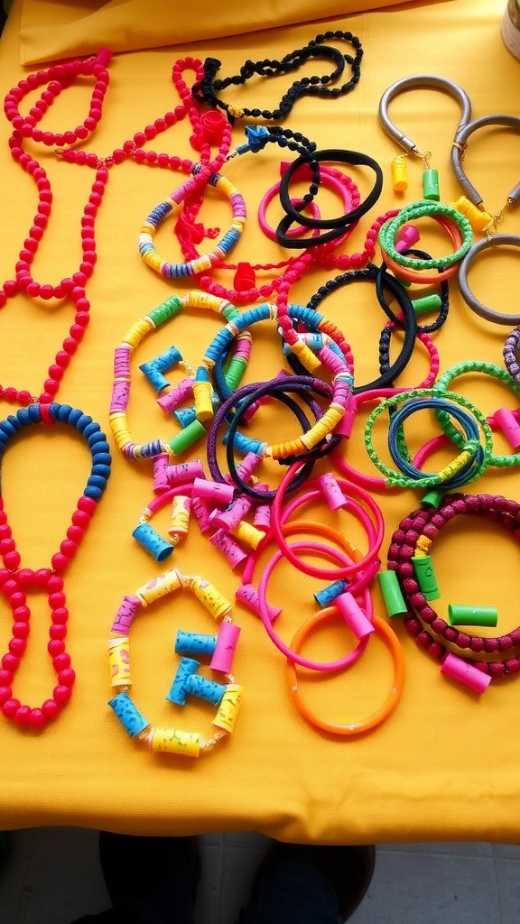 Fun and Colorful Pasta Jewelry for Kids