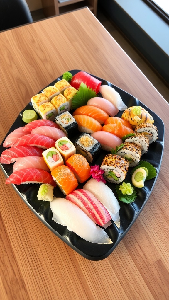 Assorted Sushi Platter Recipe