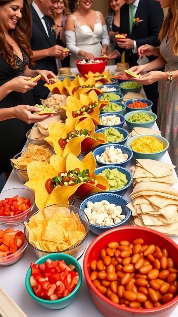 Delicious Taco Bar for Your Wedding Celebration