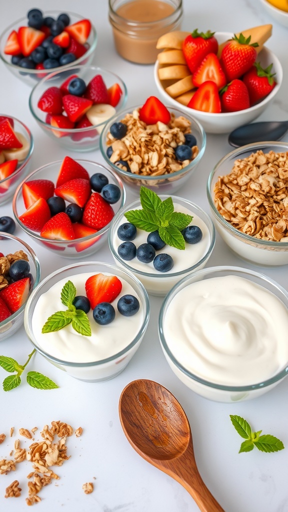 DIY Yogurt Parfait Bar Recipe