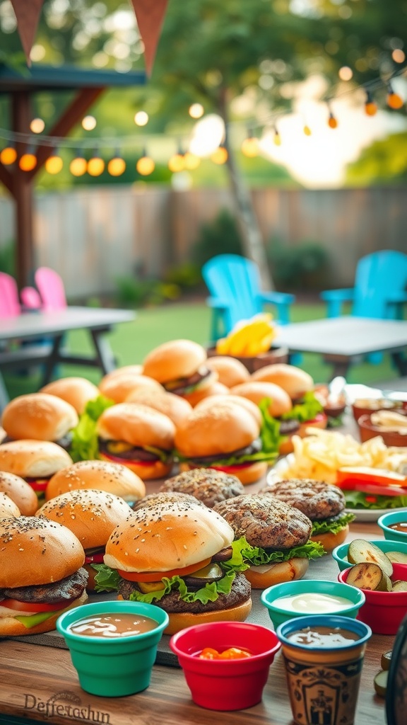 Ultimate Build-Your-Own Burger Bar