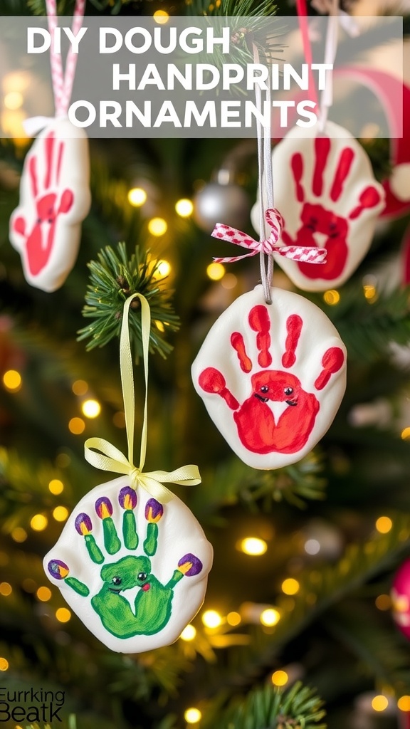 DIY Dough Handprint Ornament for Cherished Memories