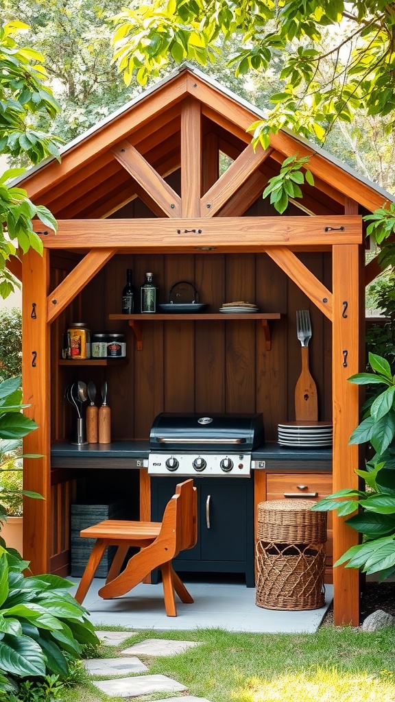 DIY Grill Enclosure Ideas for Your Outdoor Space