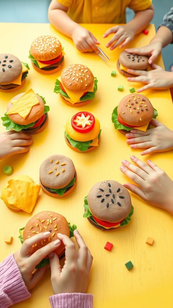 Homemade Clay Burger Recipe for Kids