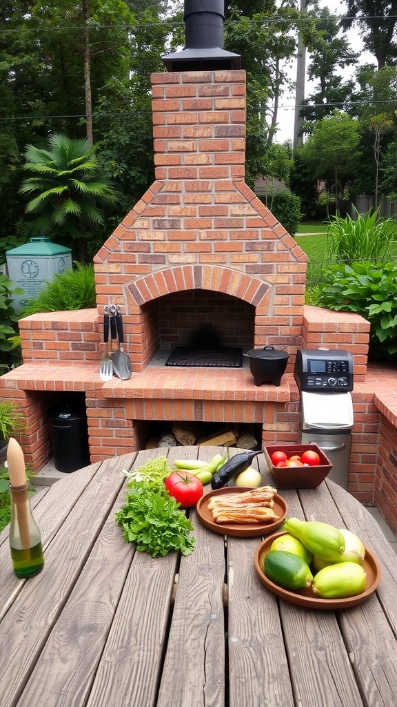 Top 25 DIY Backyard Brick Barbecue Ideas