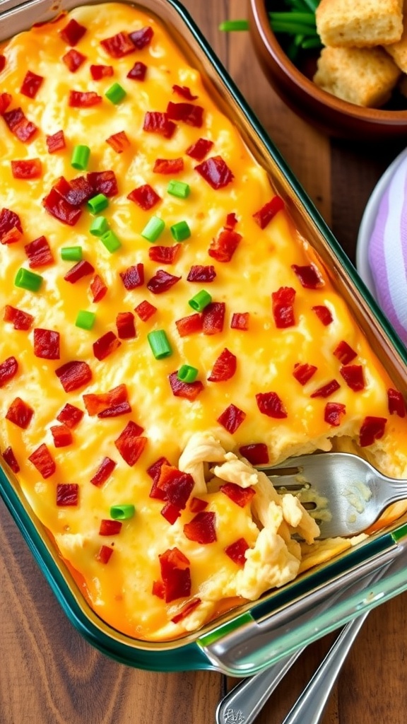 Cheesy Bacon Ranch Chicken Casserole