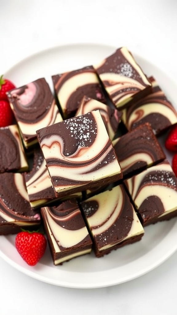 Cream Cheese Swirl Brownies